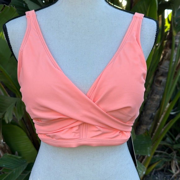 Swim | Aqua Eve Full Coverage Bikini Top Nwt | Poshmark